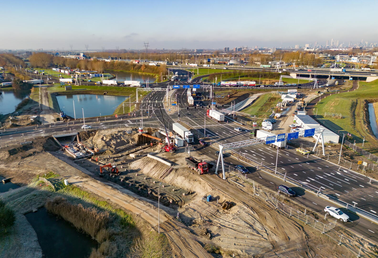 Reconstructie IJsselmondse Knoop nog in volle gang - Nieuw Reijerwaard