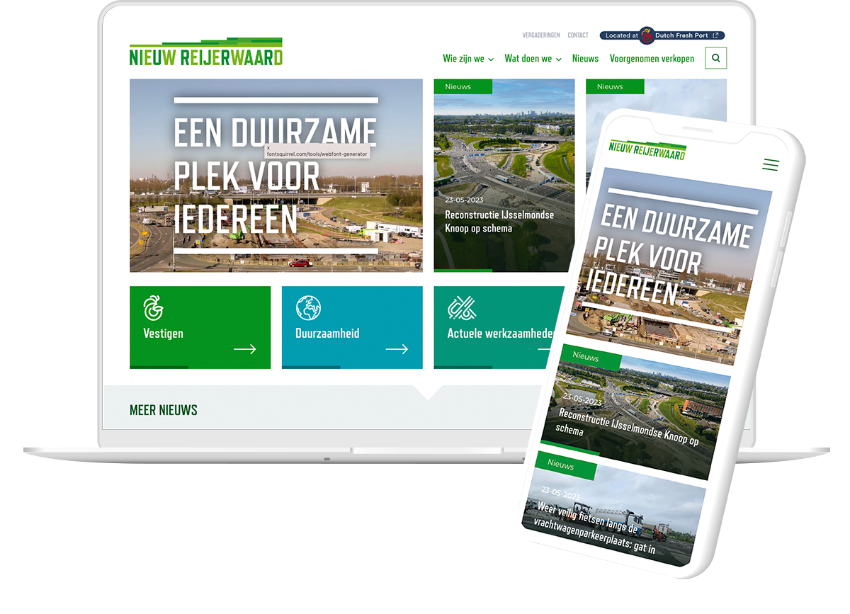 GRNR lanceert nieuwe website - Nieuw Reijerwaard